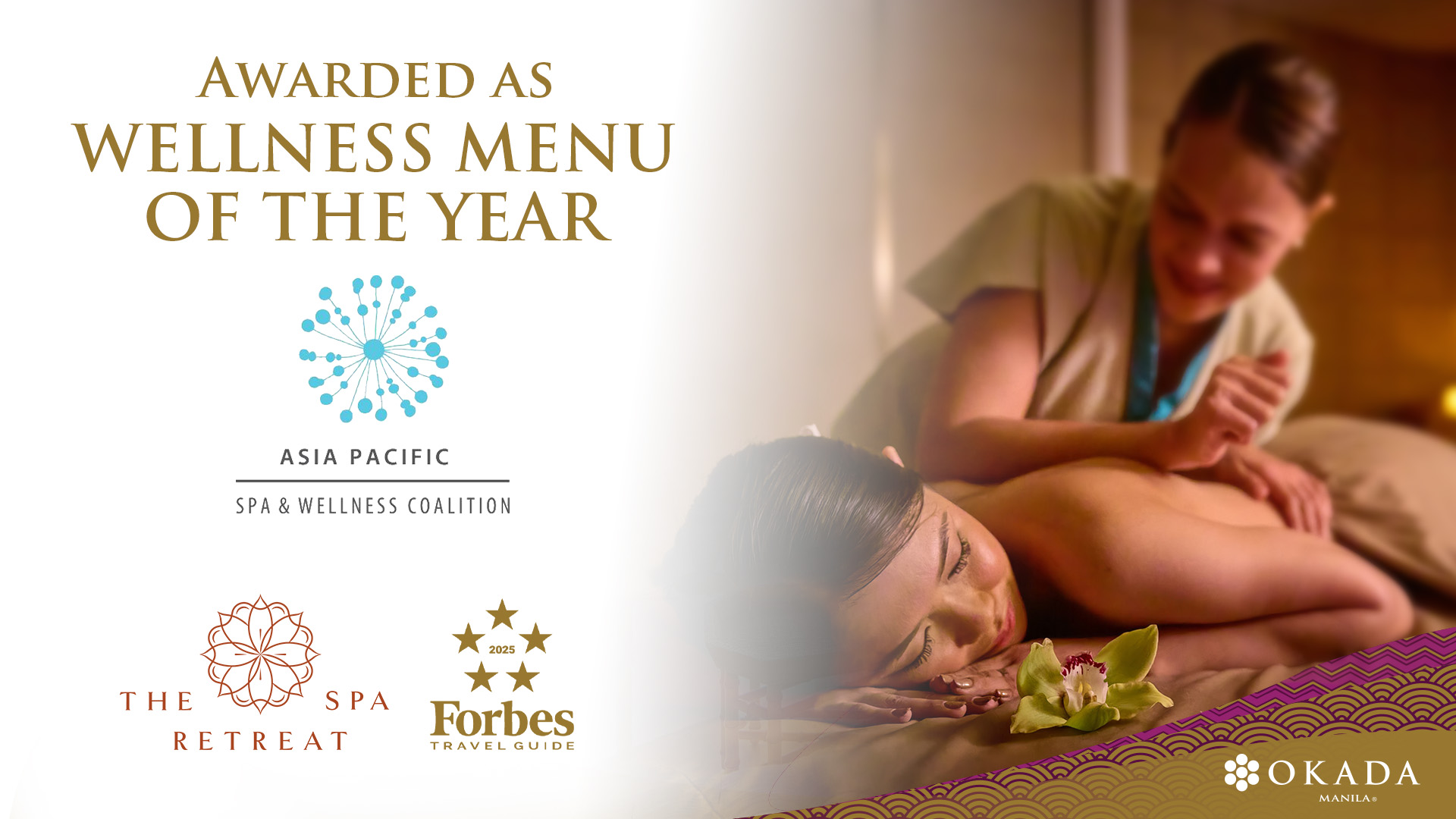 The Retreat Spa at Okada Manila Clinches Back-to-Back ‘Wellness Menu of ...